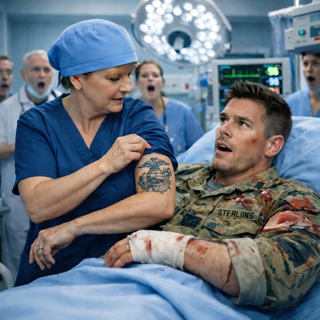 Marine Commander Refused Help… Until the Nurse Showed Her Unit Tattoo ...